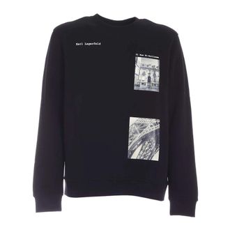 Karl Lagerfeld Polaroid Sweatshirt - - Sweatshirts & Hoodies - Herren - Schwarzk - 2XL