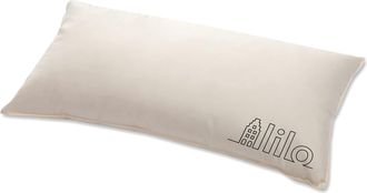 Lilo KBA Daunenkissen 40x80-100% Baumwolle aus kontrolliertem Anbau - Kopfkissen 50% Daunen / 50% Federn - Premium Qualit&auml;t durch Made in Germany - 530g