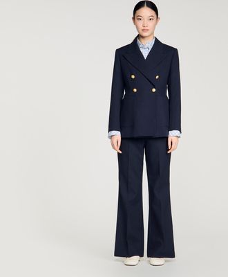 Sandro Veste de tailleur en laine