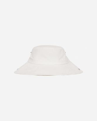 Arket Baumwollhut Mit Breiter Krempe -Wei&szlig;