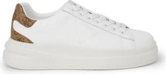 Guess Plateau-Sneakers mit Monogramm-Fersen-Detail - - Shoes - Damen - Wei&szlig; - 35 EU
