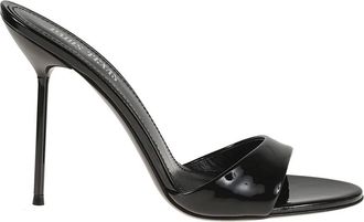 PARIS TEXAS Femme, Chaussures, Noir, Taille: 36 EU Mules &agrave; bout amande en cuir noir