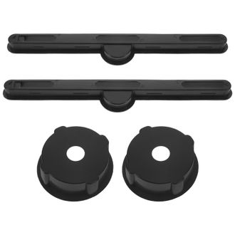 Cabilock 2 St&uuml;ck Klappbarer Becherhalter Kartenfach aus Kunststoff Auslaufsicherer Tischhalter f&uuml;r Klappbaren Laptoptisch Ergonomisches Schreibtischzubeh&ouml;r f&uuml;r