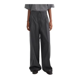 R&oacute;he Hw25 Weite Wollhose - - Trousers - Damen - Grau - M
