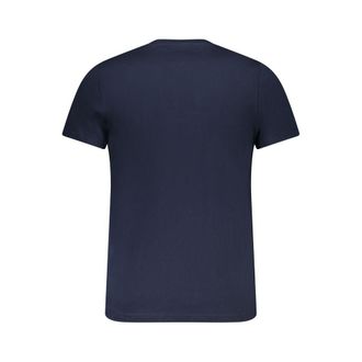 Tommy Hilfiger Logo-Print Cotton T-Shirt - Navy