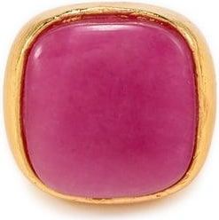 Sylvia Toledano Bague Jasper en laiton et pierre naturelle