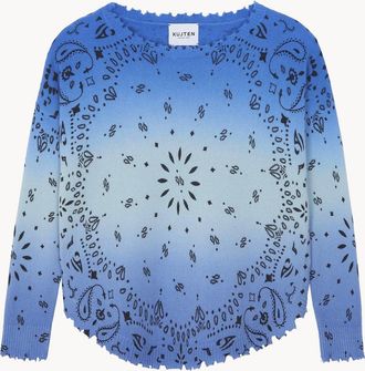 Kujten Pull cachemire col rond liquette - Pull Malo