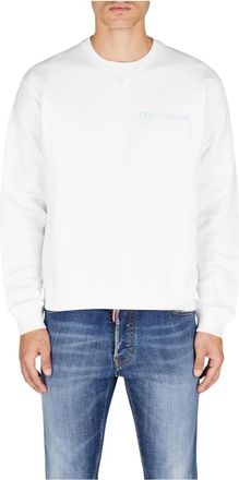 Dsquared2 Homme, Sweatshirts et sweats &agrave; capuche, Blanc, Taille: XL S71Gu0660 SweaT-shirt