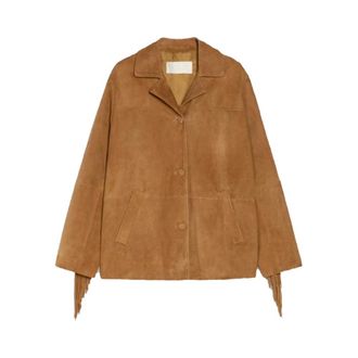 iBlues Afone Wildlederjacke - - Jackets - Damen - Braun - S