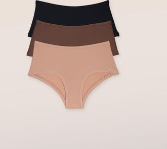 Lounge Nude Shorty (Pack de 3) - Multiple - XXL