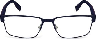 Lacoste lunettes de vue à monture rectangulaire - Bleu