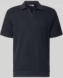Lindbergh Comfort Fit Poloshirt mit V-Ausschnitt
