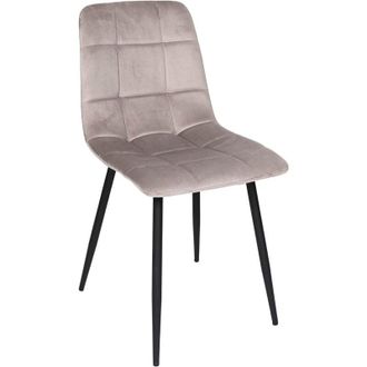 The Home Deco Factory Chaise Mateo Taupe - Lot De 4