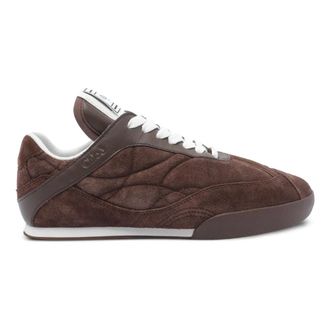 Chloé Femme, Chaussures, Brun, Taille: 37 EU Baskets en cuir marron