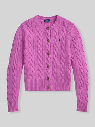 Polo Ralph Lauren Regular Fit Strickjacke aus Wolle mit Kaschmir-Anteil