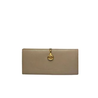 Gucci Pre-owned Vintage Leder-Geldb&ouml;rse - - Pre-owned - Damen - Grau - ONE SIZE