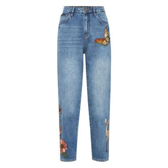 Philipp Plein Femme, Jeans, Bleu, Taille: W26 Loose-fit Jeans