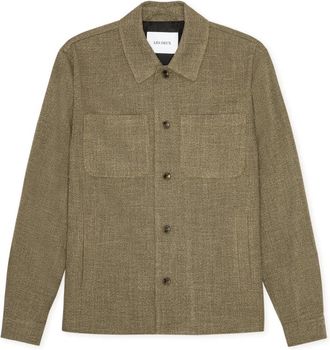 Les Deux Homme, Vestes, Brun, Taille: M Marseille Melange Jacket