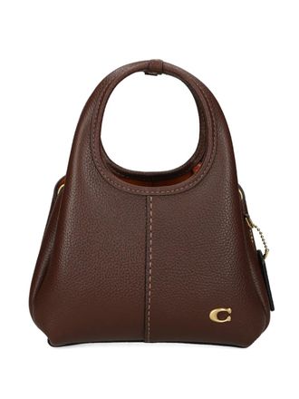 Coach sac &agrave; main Lana en cuir 19 - Marron