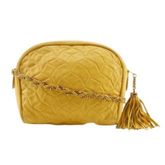 Bally Sac bandouli&egrave;re en cuir Pre-owned - Femme - Pre-owned - Jaune - Taille: ONE Size
