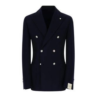 L.B.M. 1911 Tom Zweireihiger Blazer - - Jackets - Herren - Blau - 2XL