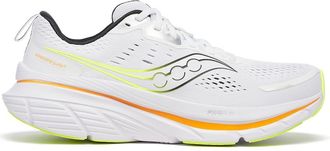 Saucony Guide 18 Herren-Sneaker, Weiß/Schälen, 43 EU