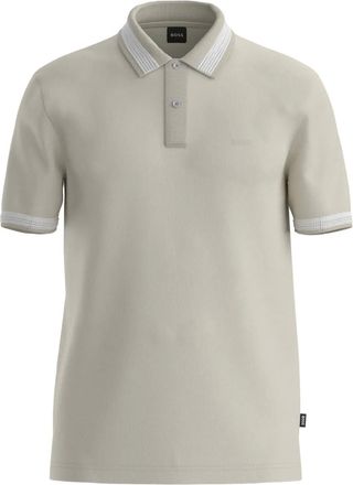 BOSS polo à col pointu - Tons neutres