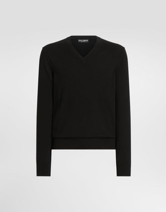 Dolce & Gabbana Cashmere-pullover - Mann Strickwaren Schwarz 52