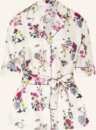 Eres Eres Lounge-Shirt Anémone Aus Seide weiss