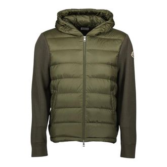 Moncler Gesteppte Strickjacke - - Jackets - Herren - Gr&uuml;n - 2XL