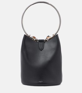 Alaia Alaïa Bucket Bag Ring Large aus Leder