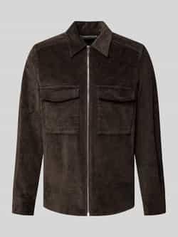 Drykorn Regular Fit Cordjacke aus Baumwoll-Mix
