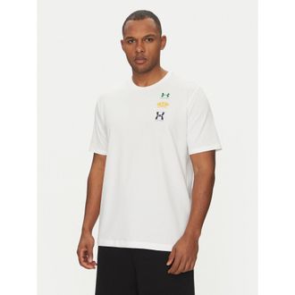 Under Armour T-Shirt EVOL Logo 1390165 Wei&szlig; Regular Fit