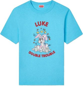 Kenzo Homme, Tops, Bleu, Taille: S T-shirt Cartoon