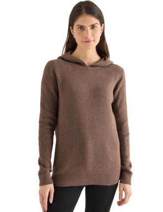 Cecil Softer Kapuzenpullover urban Taupe Melange XXL