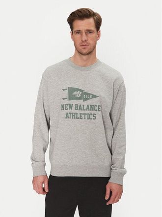 New Balance Sweatshirt MT51929 Grau Regular Fit