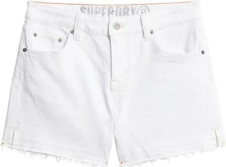 Superdry Damen, Shorts, Weiß, W28Größe