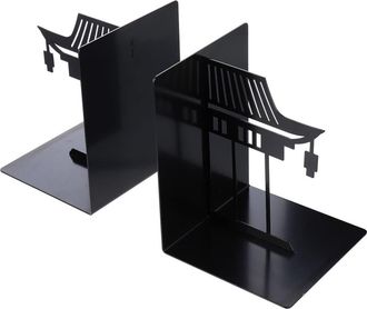 Exceart 1paar Antike Metallbuchst&uuml;tzen Kreative Buchst&uuml;tzen Im Chinesischen Stil F&uuml;r B&uuml;cherregale Set F&uuml;r Zuhause B&uuml;ro Und Bibliotheken Rostfrei Und Robust