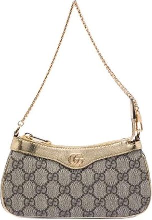Gucci Sac bandouli&egrave;re mini Pre-owned - Femme - Pre-owned - Beige - Taille: ONE Size
