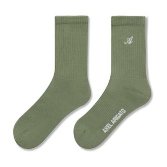 Axel Arigato unisex, Sous-vêtements, Vert, Taille: S Chaussettes Signature