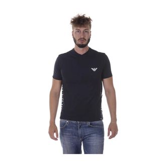 Armani Jeans 6Y6T166J00Z V-Ausschnitt T-Shirt - - Tops - Herren - Blau - XL