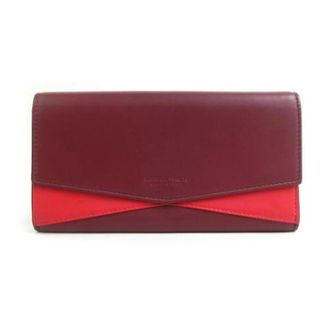 Bottega Veneta Portefeuille en cuir Pre-owned - Femme - Pre-owned - Rouge - Taille: ONE Size
