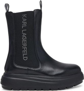 Karl Lagerfeld Klassische Stiefeletten Katya KL46660 Schwarz