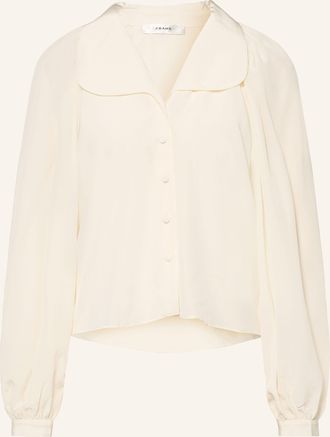 Frame Denim Frame Seidenbluse The Silk Gala Shirt weiss