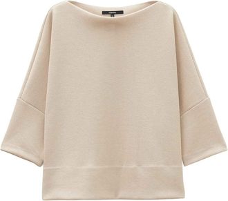 someday Damen Sweatshirt | Sweater USHINY Detail Loose mit Glitzer Effekt Mellow m&eacute;lange, S