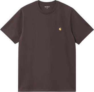 Carhartt Work in Progress Homme, Tops, Brun, Taille: M S/S Chase T-Shirt