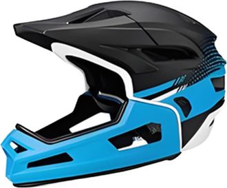 Generic Mountainbike-Helm - Abnehmbarer Liner-Visier-Mountainbike-Helm, Sto&szlig;d&auml;mpfung Sch&uuml;tzende Fahrradausr&uuml;stung, Einstellbares Bel&uuml;ftungsdesign, Fahrschutzl