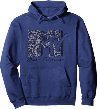Giesswein Classic Logo mit Spitzen-Blumendruck Pullover Hoodie