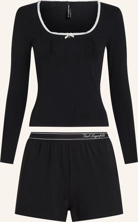 Karl Lagerfeld Nachtw&auml;sche schwarz