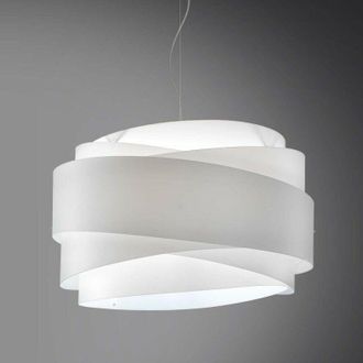 Linea Zero Bea Pendelleuchte mit f&uuml;nf Lichtern Wei&szlig; Durchmesser 60x H38 cm